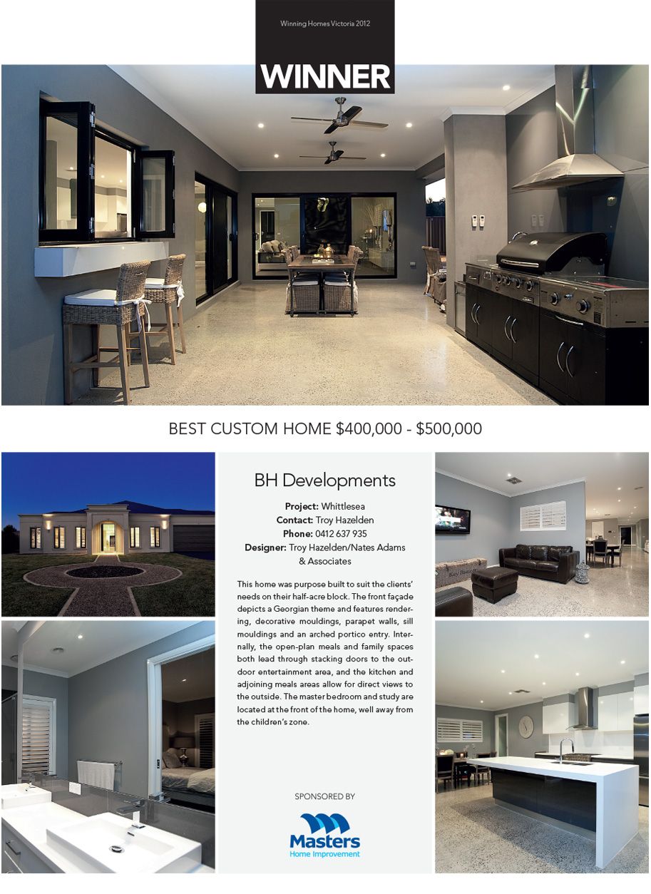 Award Winning Melbourne Custom Builder | BH Prestige Homes